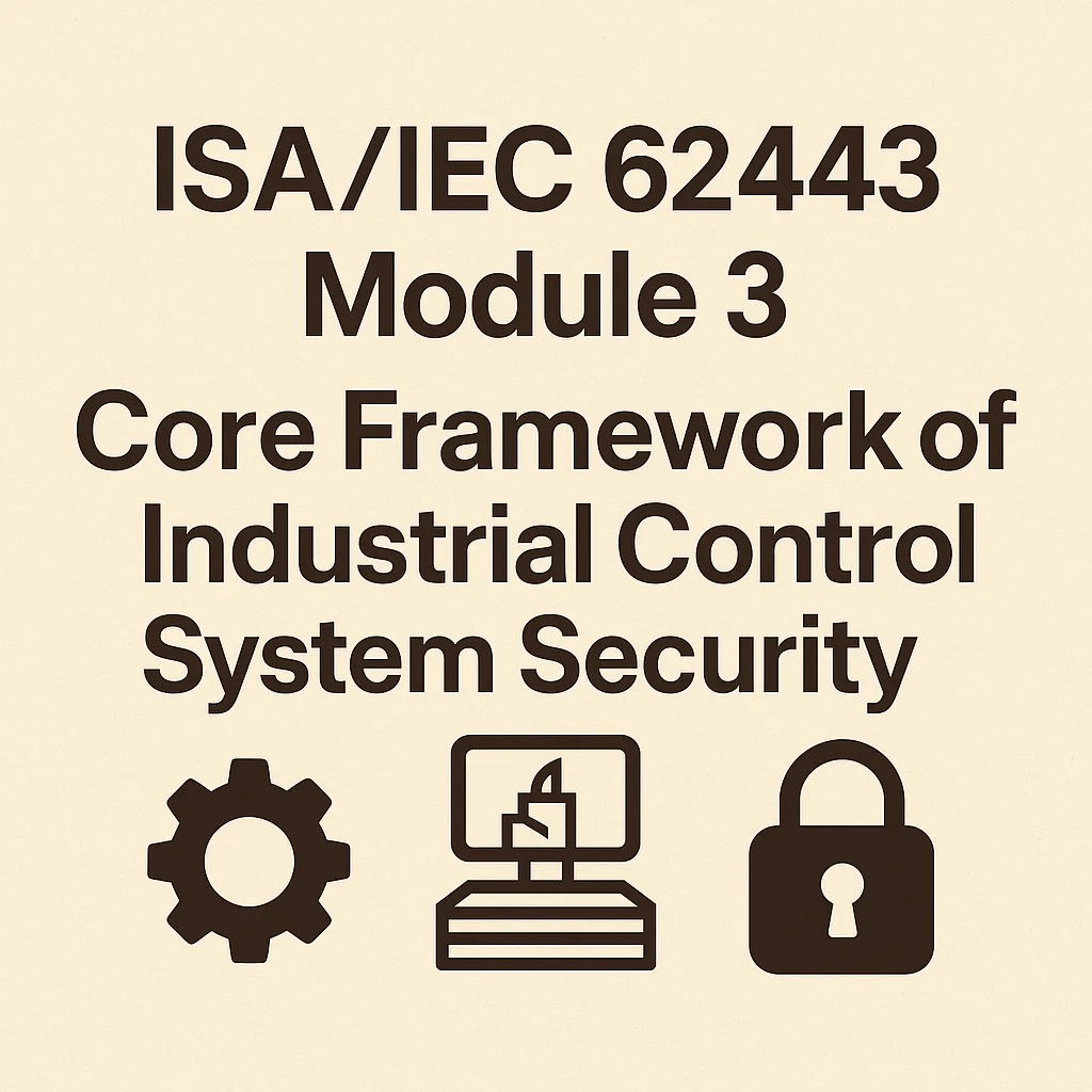 [OT Sec] "ISA/IEC 62443: Core Framework for Industrial Control Systems ...