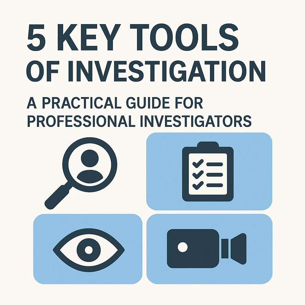 [Physical Sec] "Investigation Techniques: 5 Essential Tools Every ...